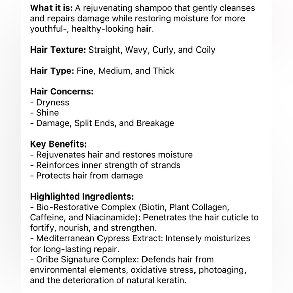 Oribe | Hair | Pick 85 Oribe Gold Lust Shampoodeluxe Sample Size | Poshmark